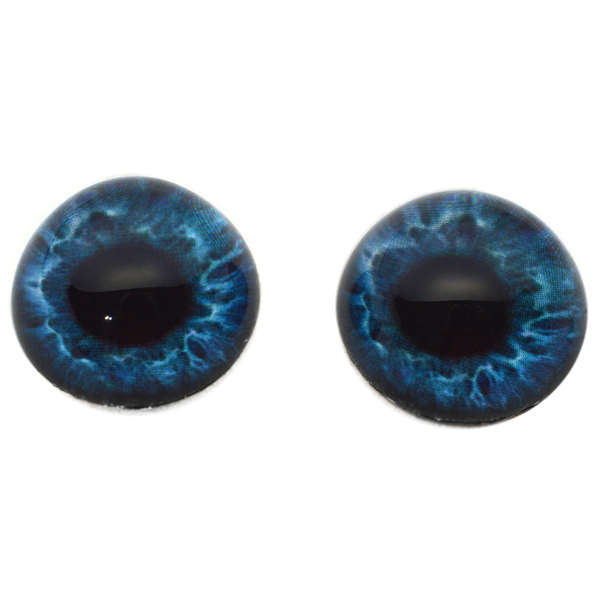 High Domed Deep Blue Human Glass Eyes Handmade Glass Eyes