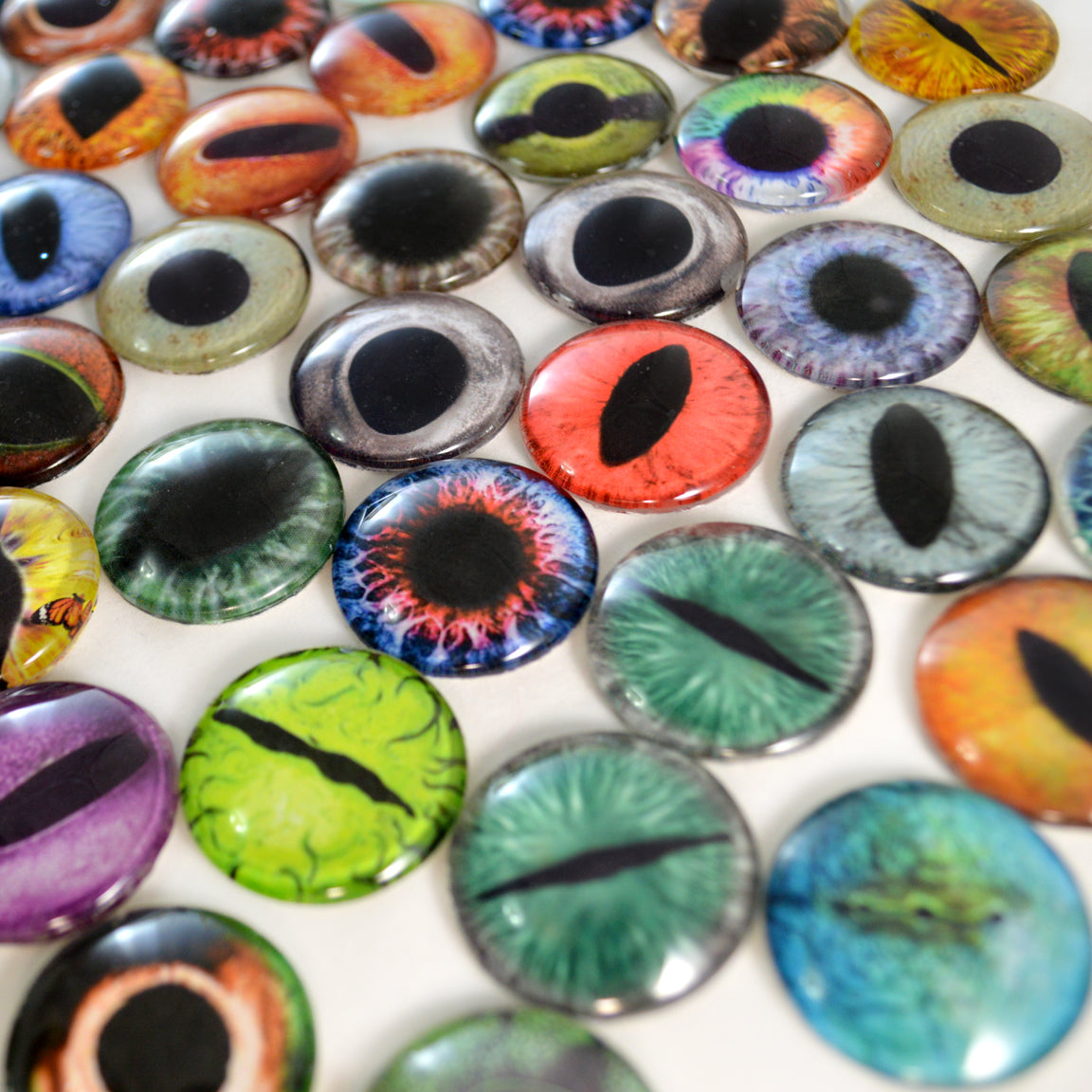 Handmade Glass Eyes and Cabochons by Megan Petersen