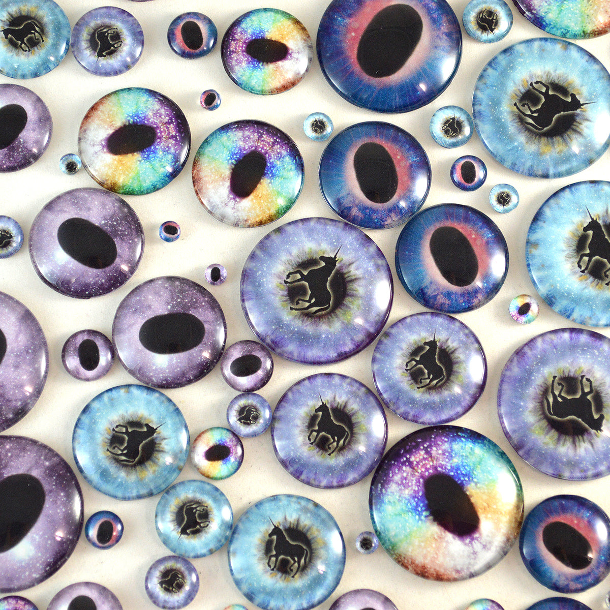 Unicorn Glass Eyes – Handmade Glass Eyes