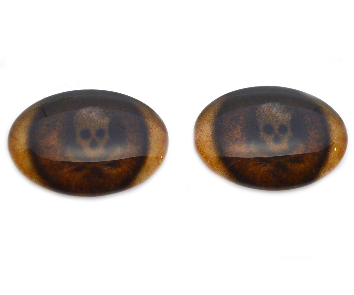 Oval Pirate Glass Eyes – Handmade Glass Eyes