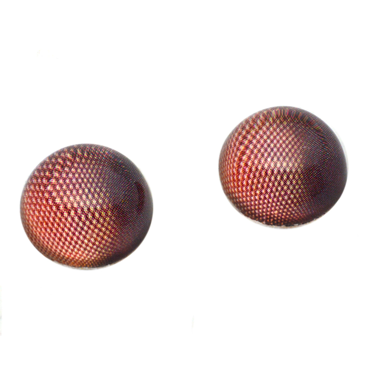 High Domed Red Blowfly Compound Insect Glass Eyes – Handmade Glass Eyes