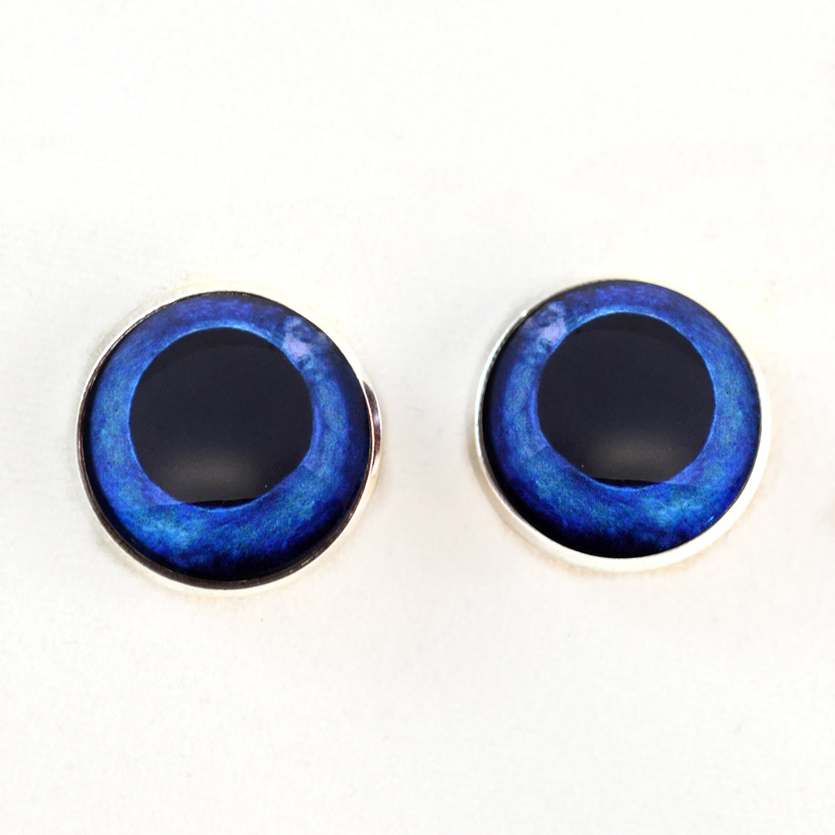 Blue Swordfish Inspired Sew-On Button Glass Eyes – Handmade Glass Eyes