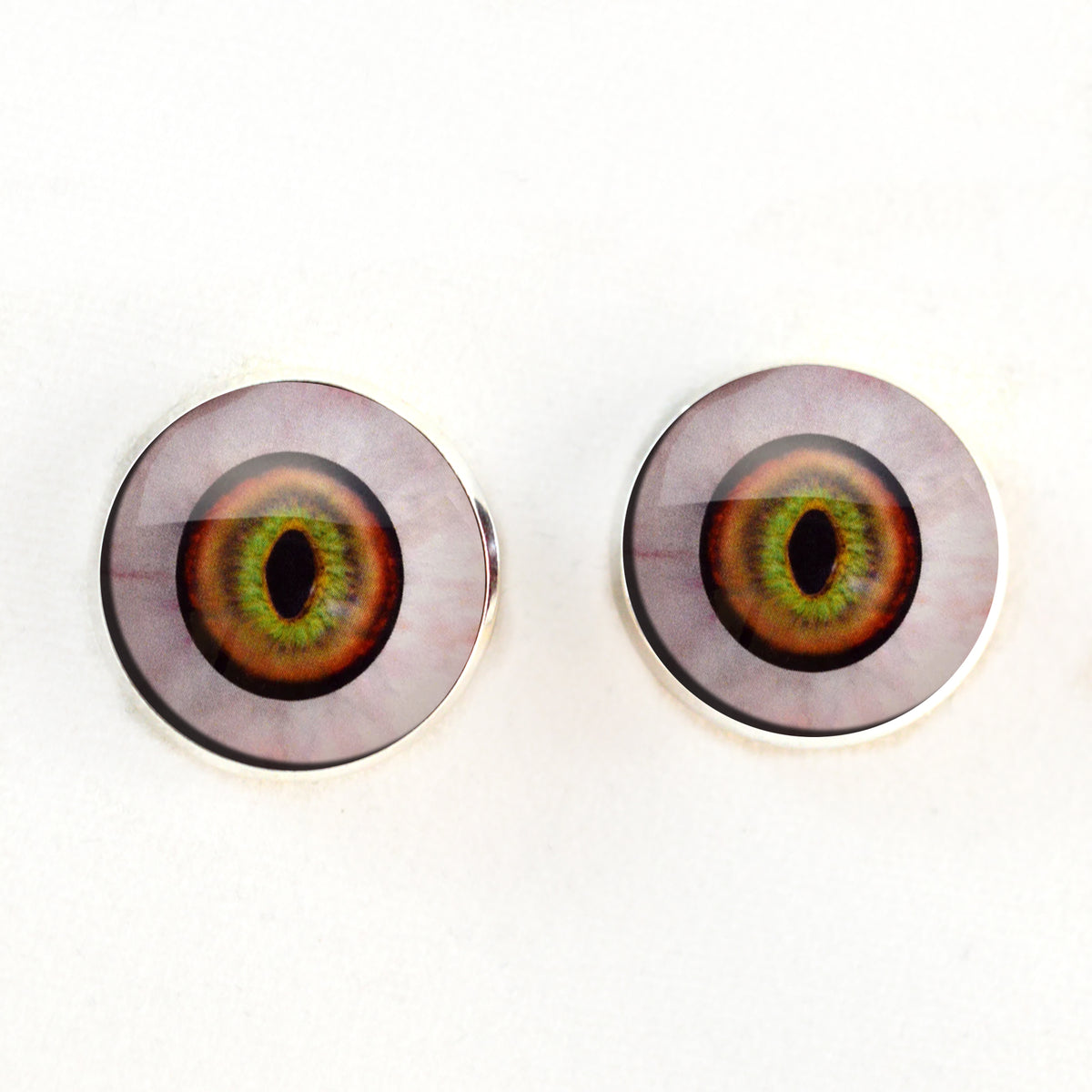 Changeling Cat Human Monster Sew-On Button Glass Eyes – Handmade Glass Eyes