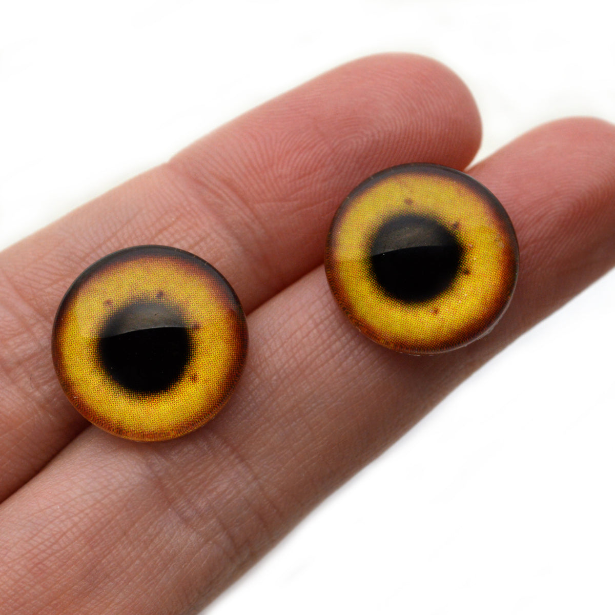 Egyptian Goose Glass Bird Eyes – Handmade Glass Eyes