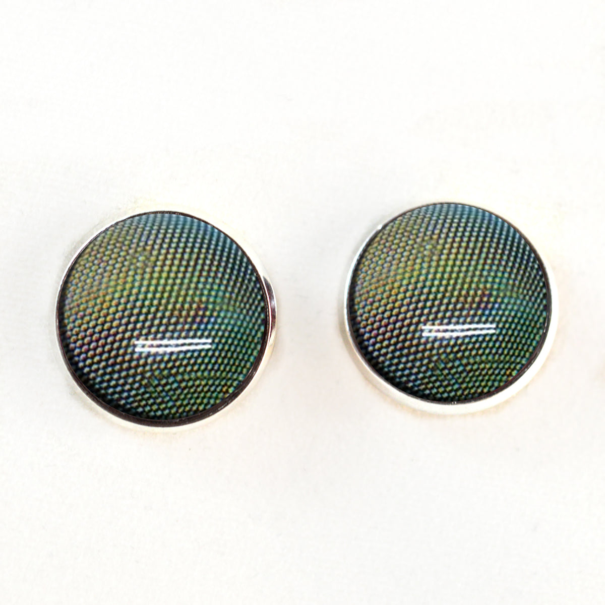 Green Polish Fly Compound Insect Sew-On Button Glass Eyes – Handmade ...