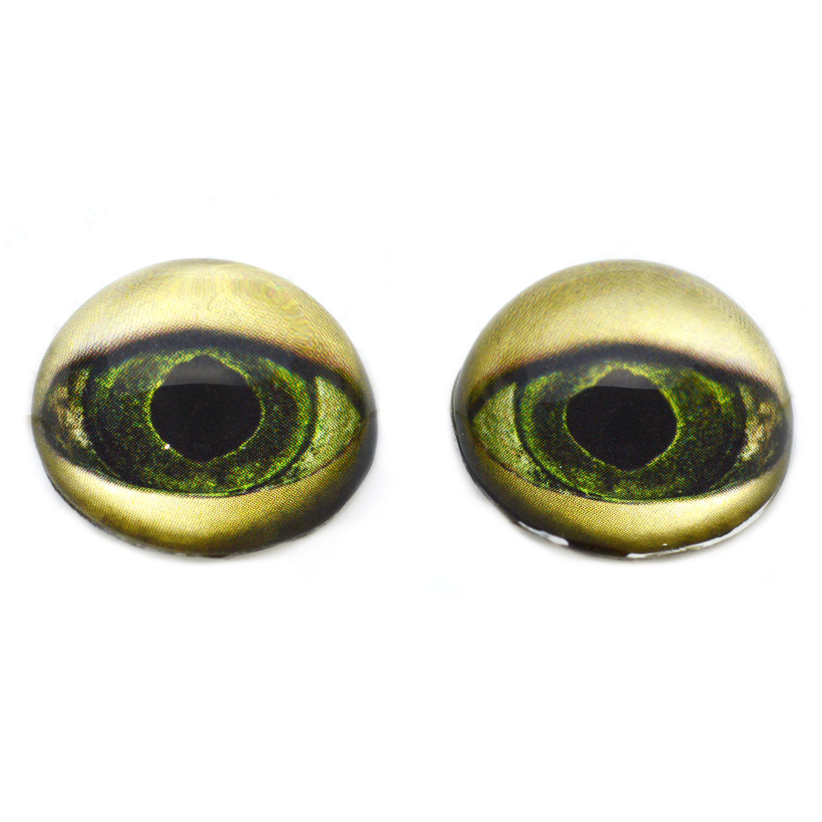 High Domed Lagoon Swamp Monster Glass Eyes – Handmade Glass Eyes