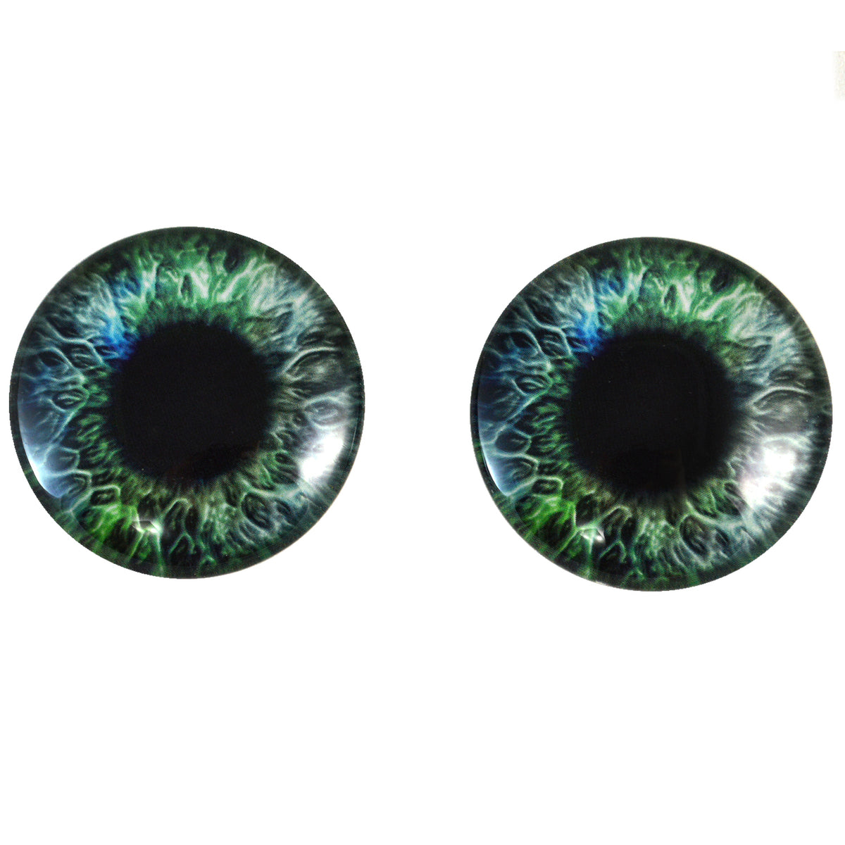 Green and Blue Human Glass Eyes – Handmade Glass Eyes