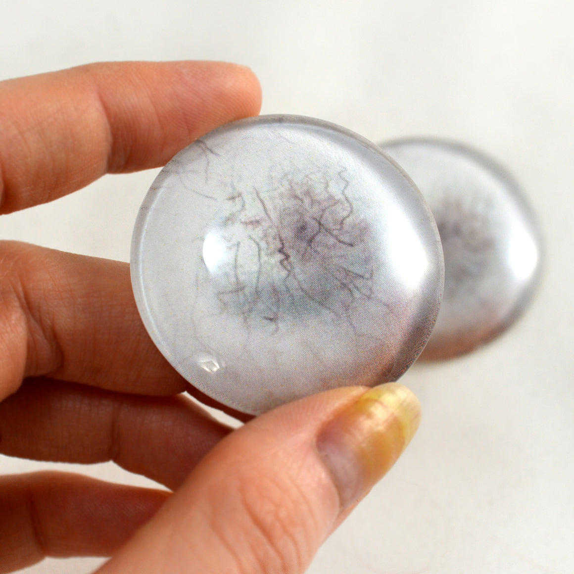 Milky Dead Zombie Glass Eyes – Handmade Glass Eyes