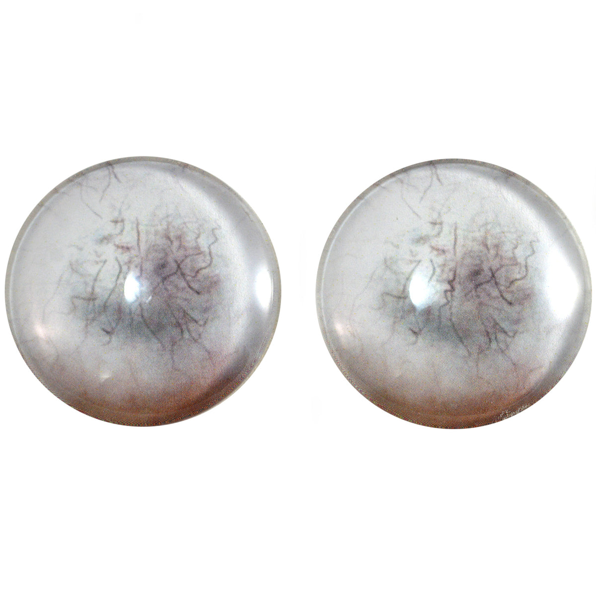 Milky Dead Zombie Glass Eyes – Handmade Glass Eyes