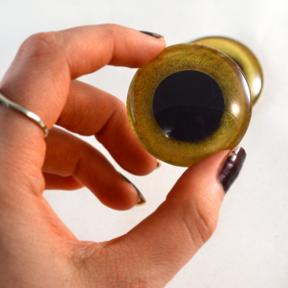 Yellow Owl Inspired Glass Eyes – Handmade Glass Eyes