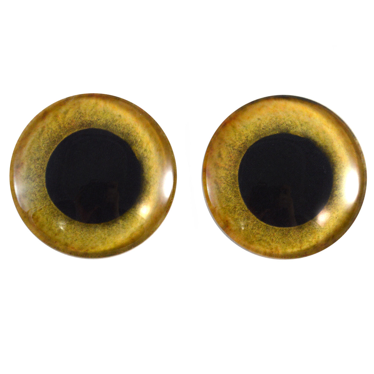 Yellow Owl Inspired Glass Eyes – Handmade Glass Eyes