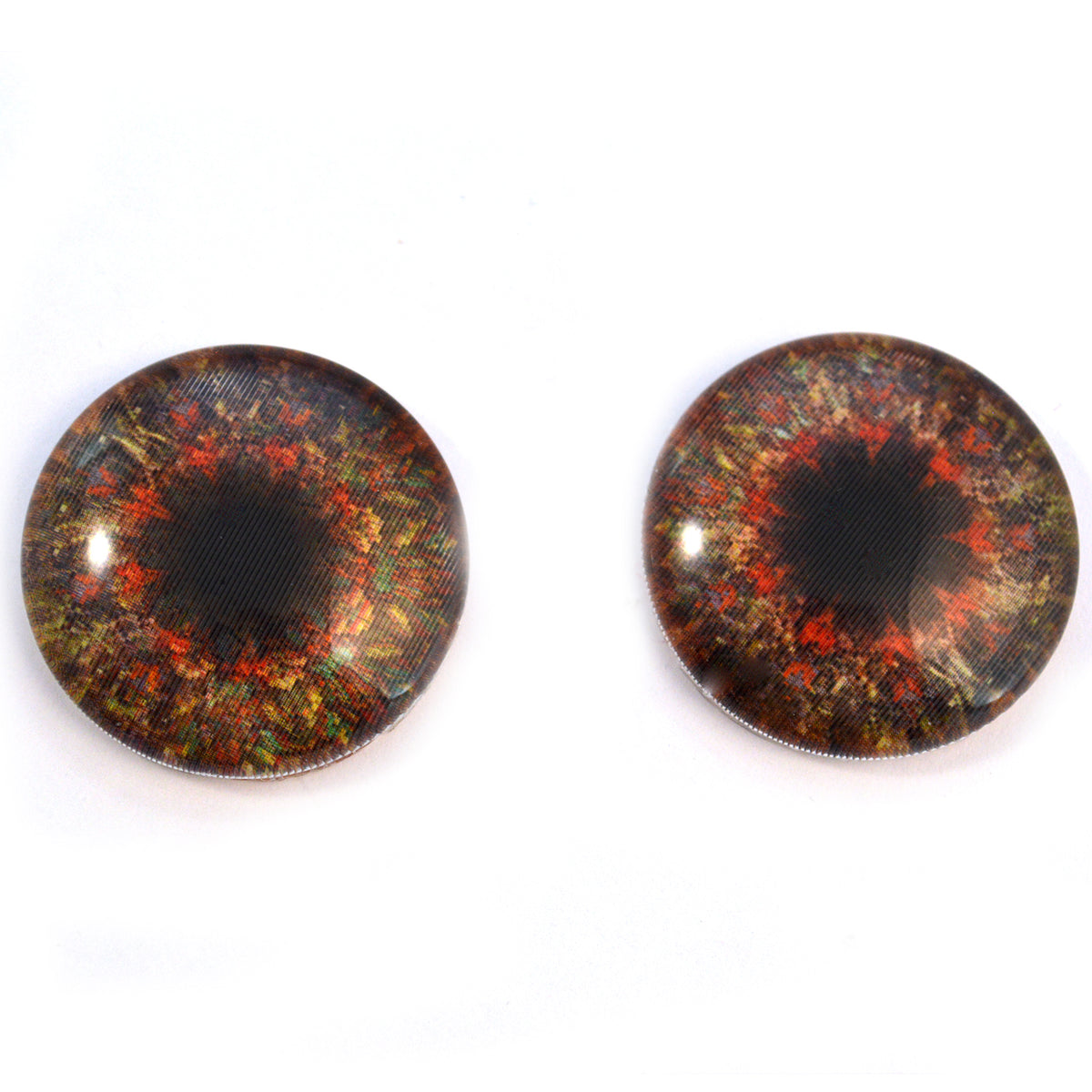 Stained Glass Kaleidoscope Animated Boho Glass Eyes – Handmade Glass Eyes