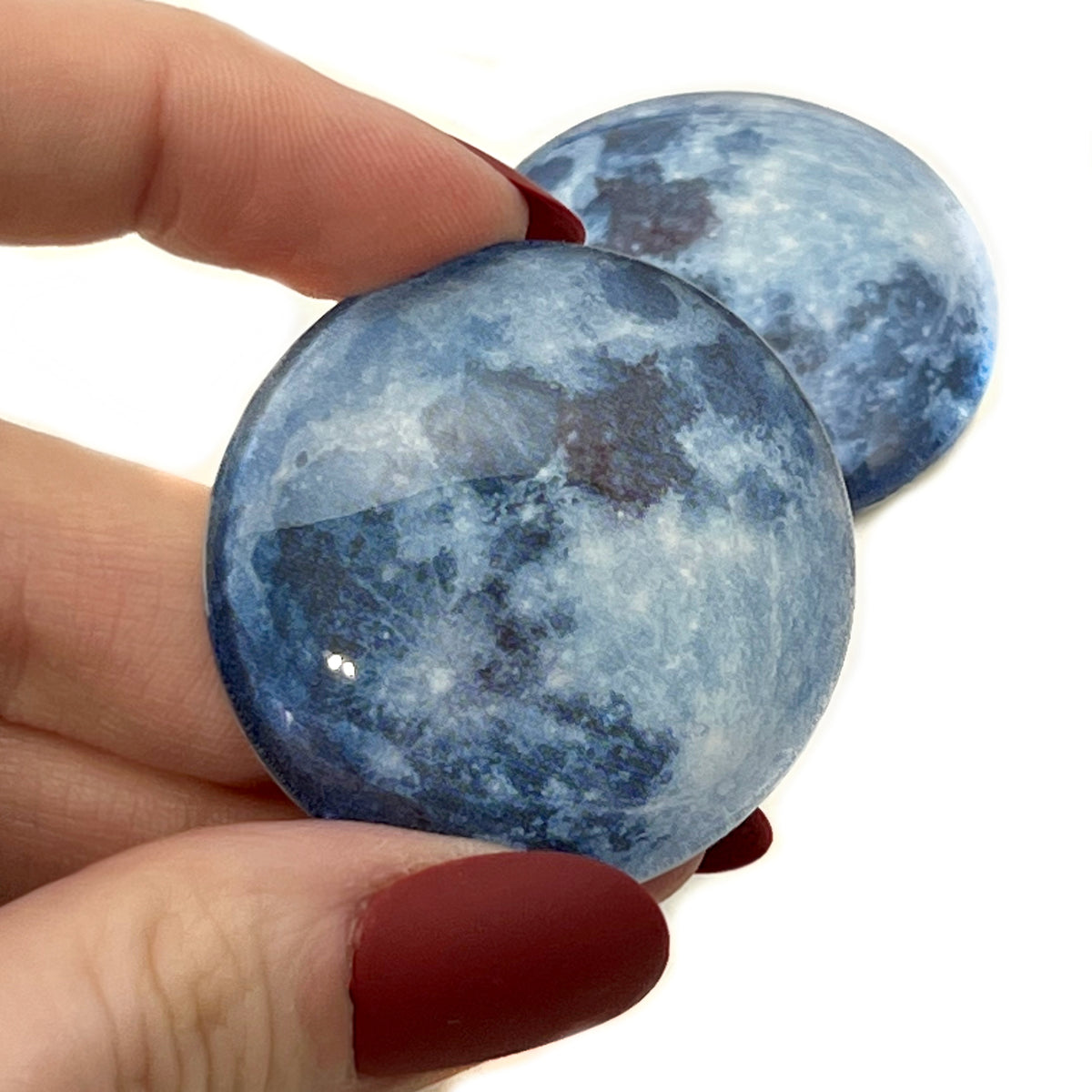 Blue Moon Glass Cabochons – Handmade Glass Eyes
