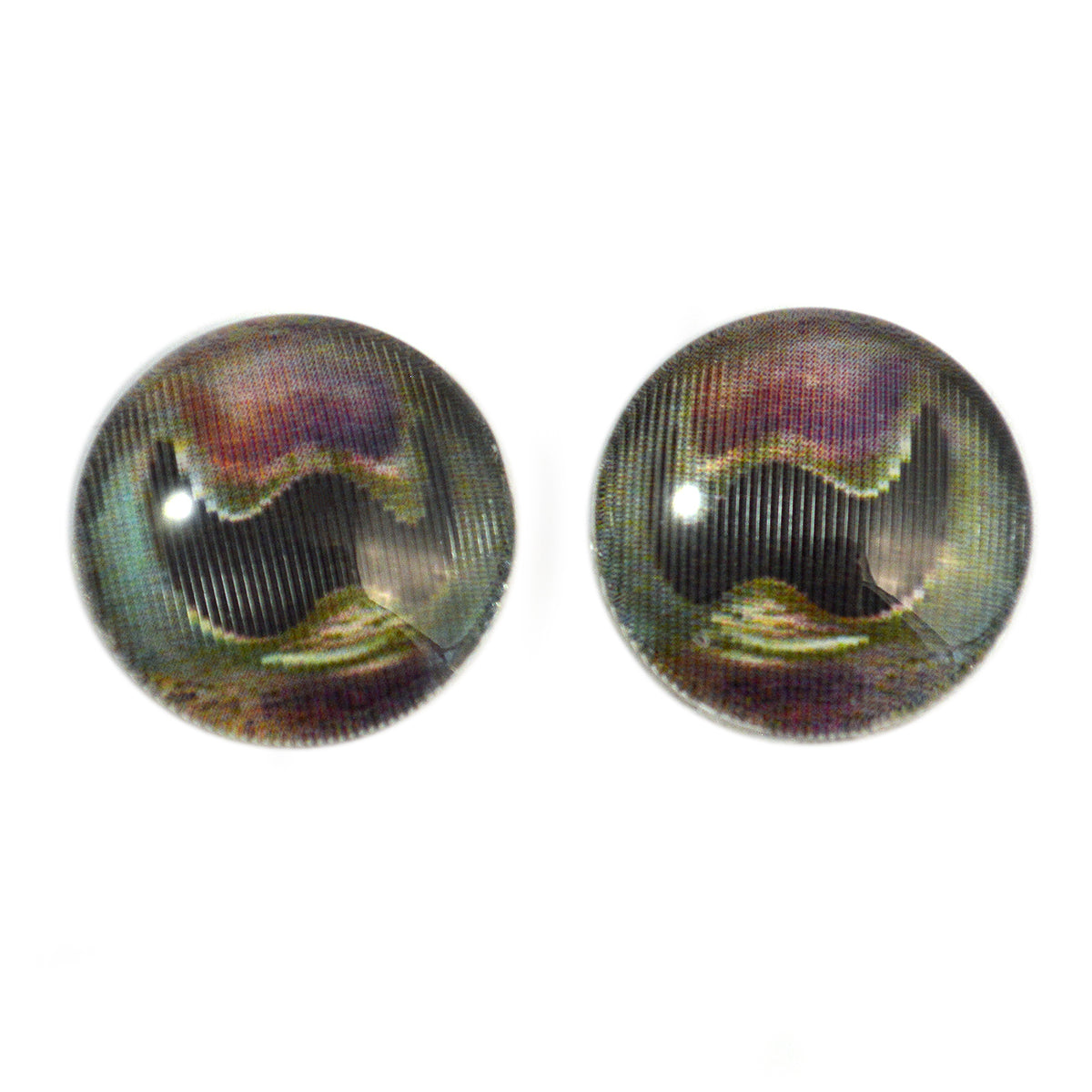 16mm Color Changing Animated Cuttlefish Glass Eyes – Handmade Glass Eyes