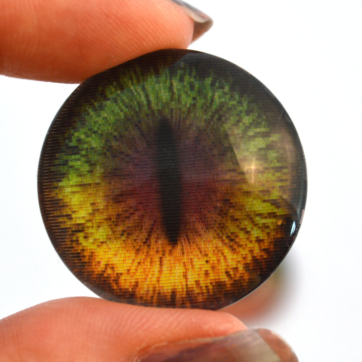 30mm Color Changing Fantasy Creature Animated Glass Eyes – Handmade ...