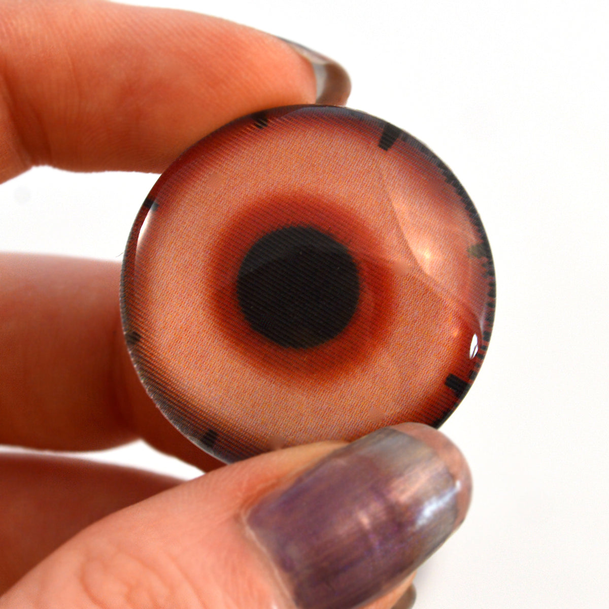 30mm Color Changing Wolf Animated Glass Eyes – Handmade Glass Eyes