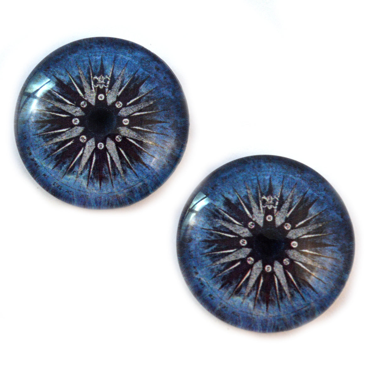 Water Vintage Compass Rose Nautical Glass Eyes – Handmade Glass Eyes