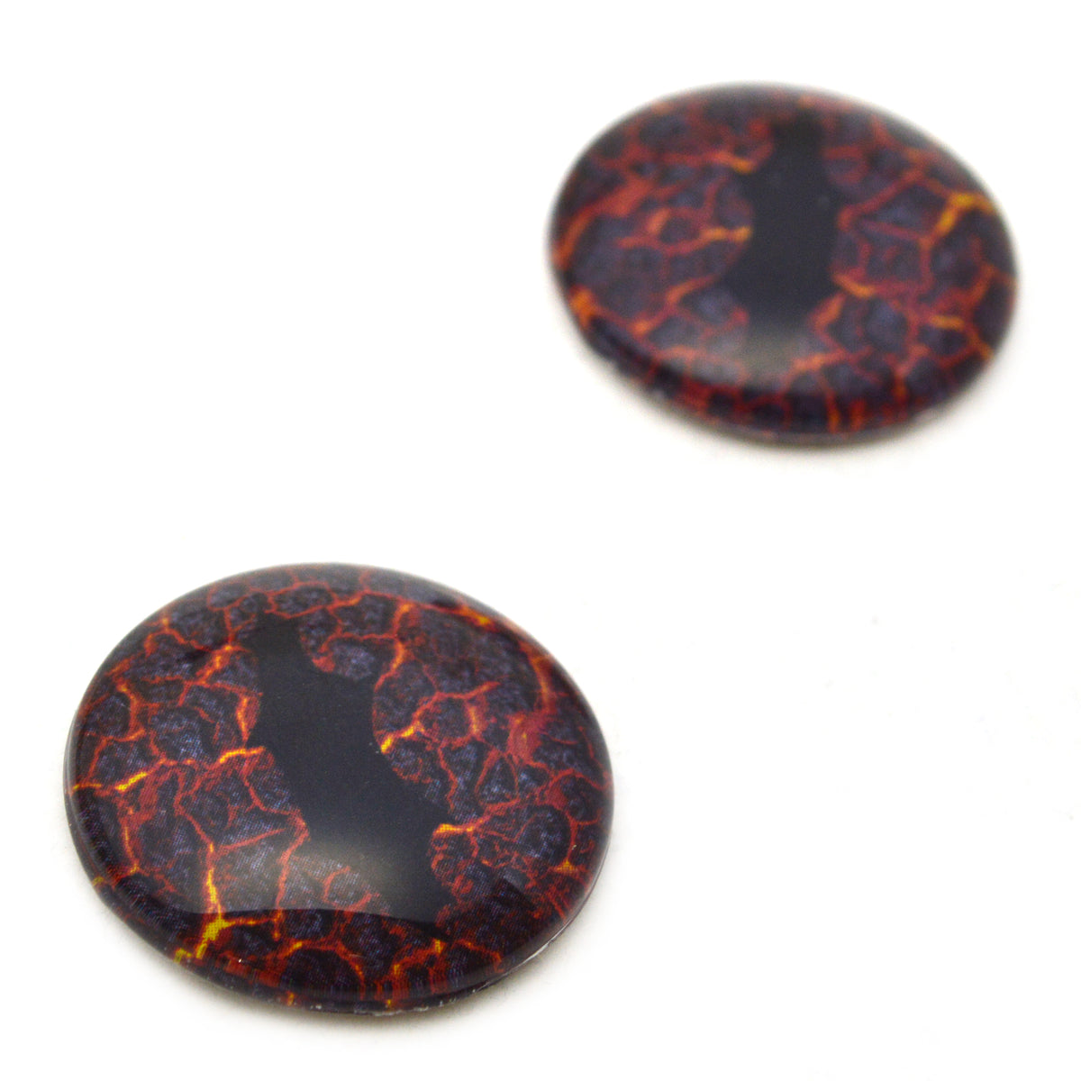 Lava Dragon Glass Eyes – Handmade Glass Eyes